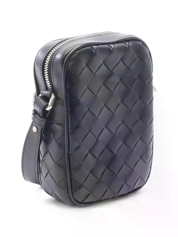 Bottega Veneta 2020s Intrecciato Camera Mini Bag - Black