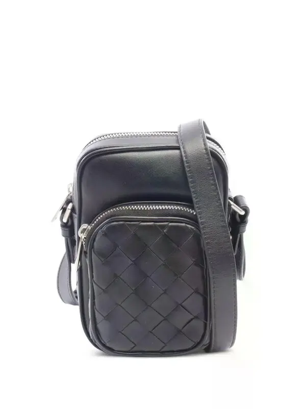 Bottega Veneta Intrecciato Camera Bag - Black