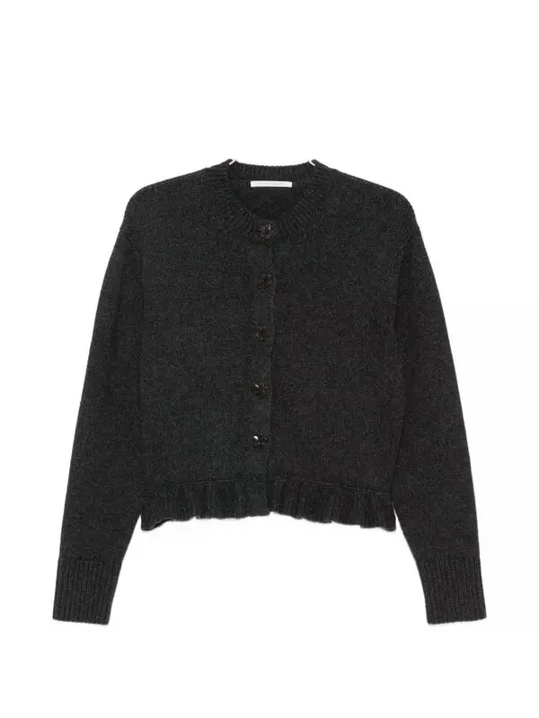 Cecilie Bahnsen Ruffled Floral-button Cardigan