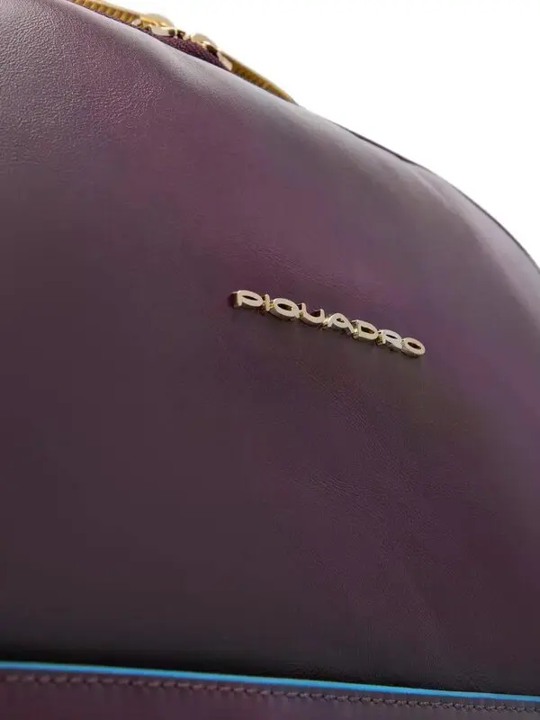 PIQUADRO Leather Laptop Backpack