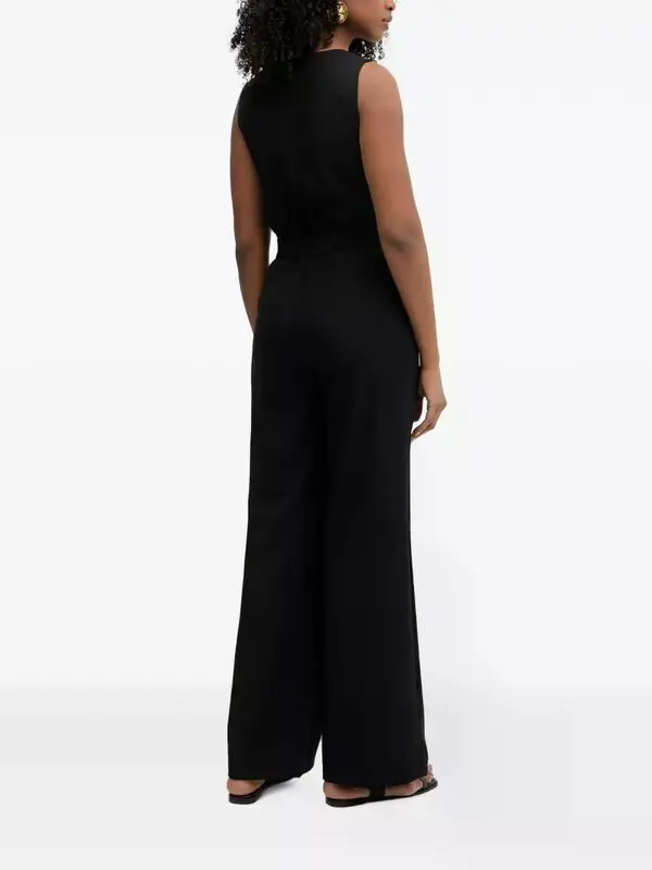MORGAN Button-up Sleeveless Jumpsuit