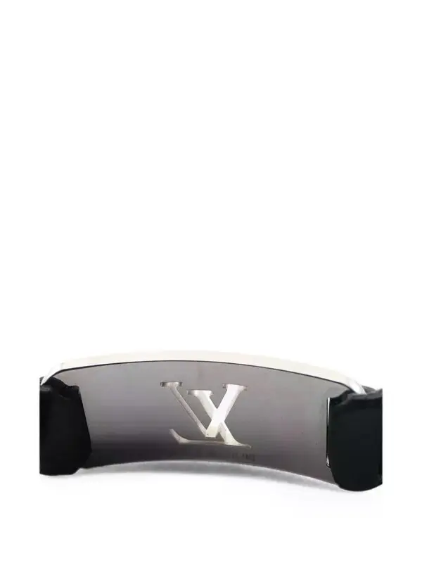 LOUIS VUITTON 2010s Champs Elysees Leather Bracelet - Silver