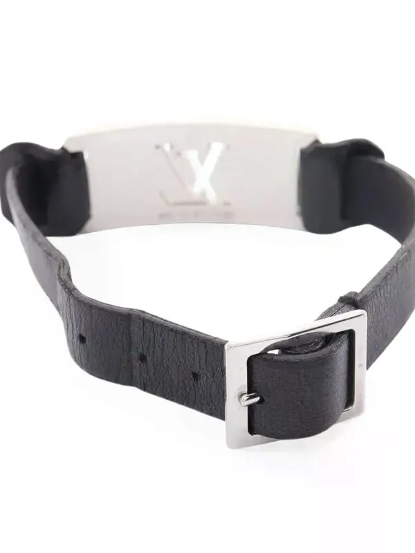 LOUIS VUITTON 2010s Champs Elysees Leather Bracelet