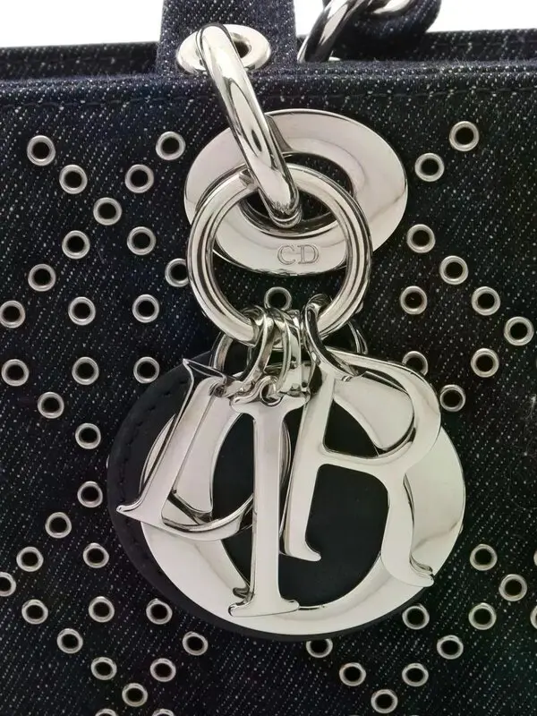 Dior Medium Lady D-joy Eyelet Tote Bag