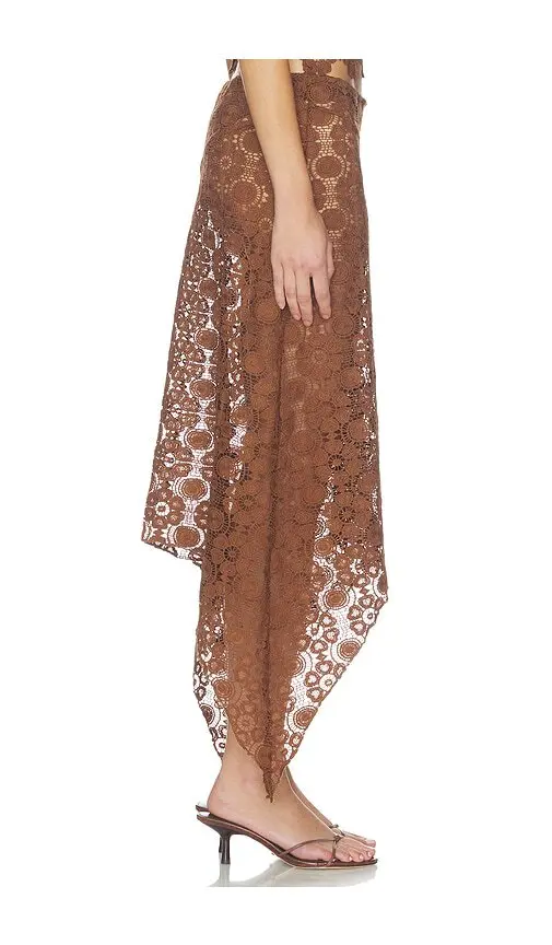 Lioness Trophy Midi Skirt In . Also