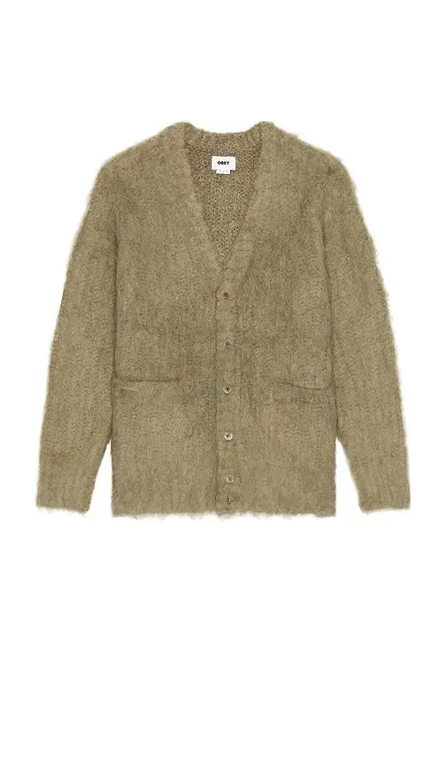 Obey Patron Cardigan In . Also