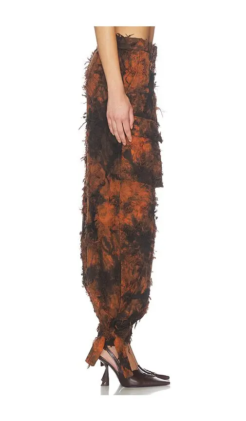 KIM SHUI Burnt Orange Pant In . Also