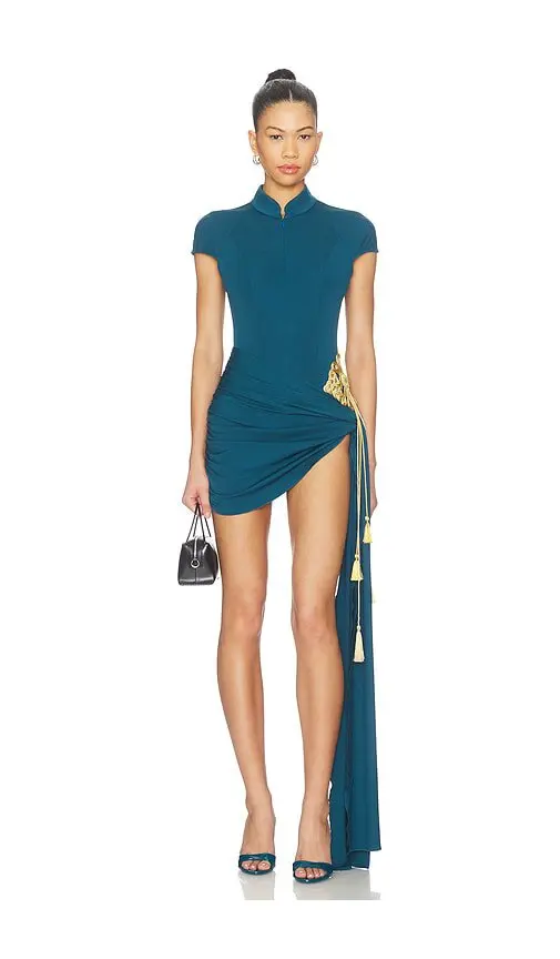 KIM SHUI Andy Bodysuit Dress In . Also