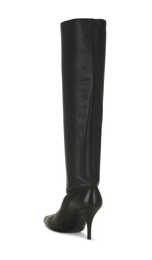 Magda Butrym Leather High Boot In . Also
