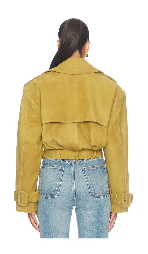 Retrofete Rubee Suede Coat In . Also