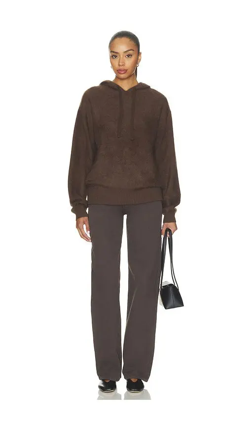 ALIGNE Illaria Brushed Wool Hoodie In . Also