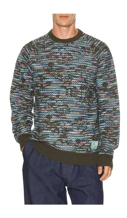 Scotch & Soda Jacquard Relaxed Fit Pullover In . Also - Multi
