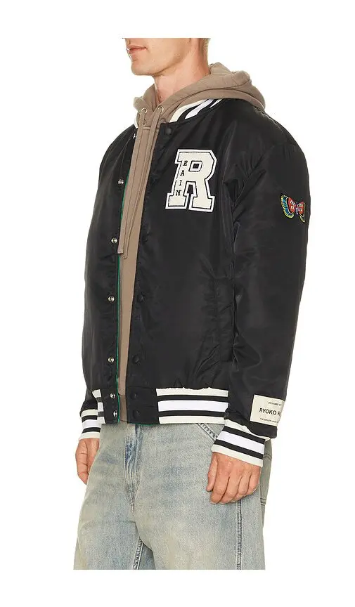 RYOKO RAIN Reversible Bomber Jacket