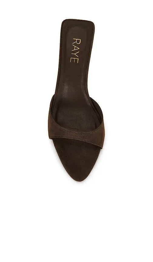Raye Chad Stiletto Heel Sandals - Brown
