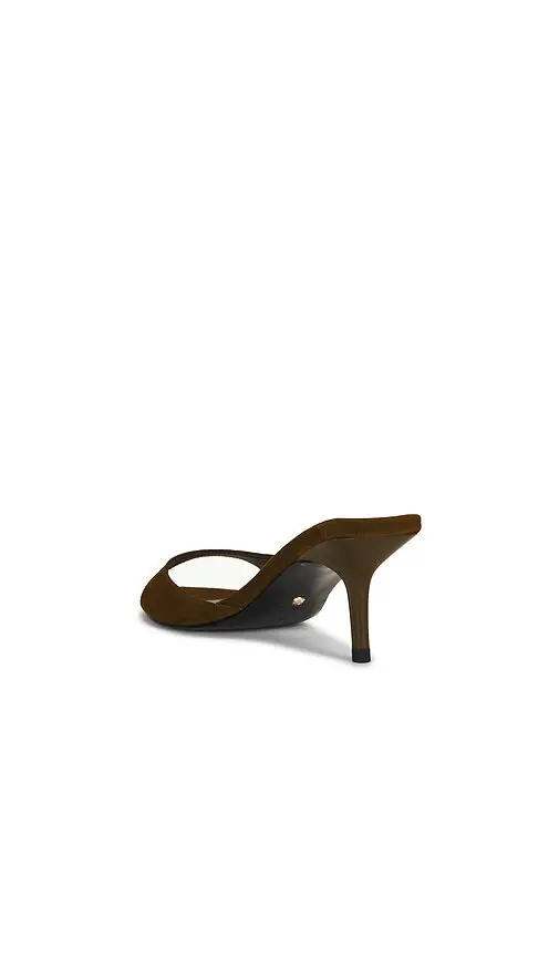 Raye Chad Suede Stiletto Sandal - Olive