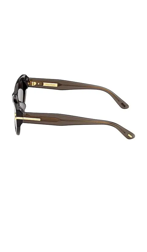 TOM FORD Oval Acetate Sunglasses