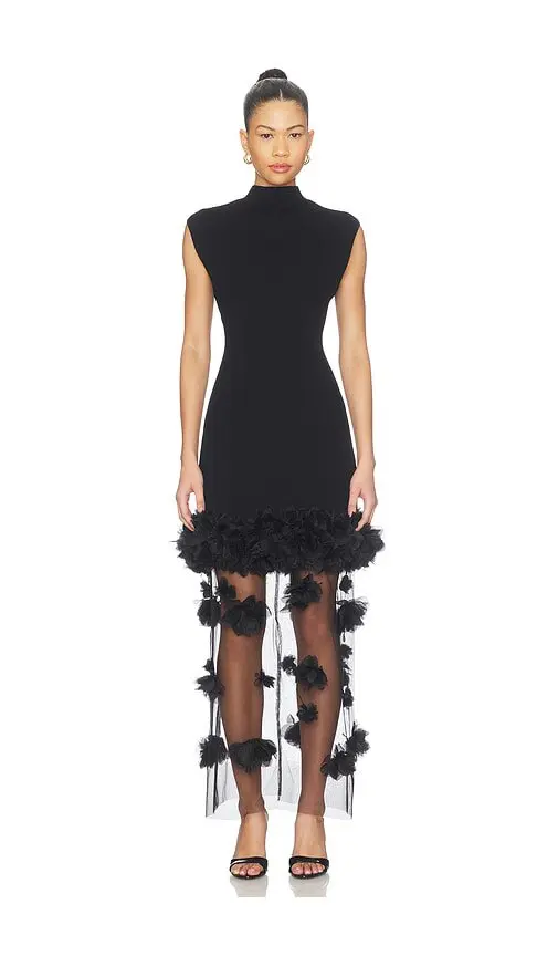 Aje Fleura Knit Midi Dress In . Also