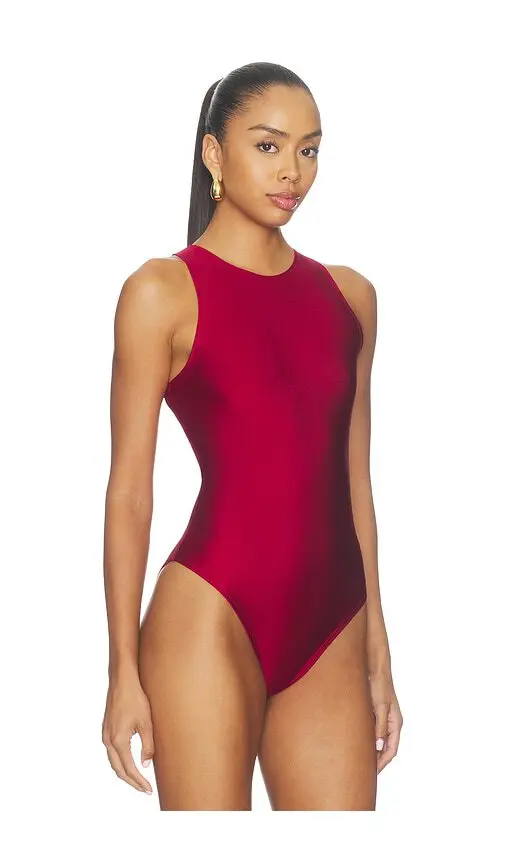 BRONX BANCO Gaia Mesh Sleeveless Bodysuit In . Also