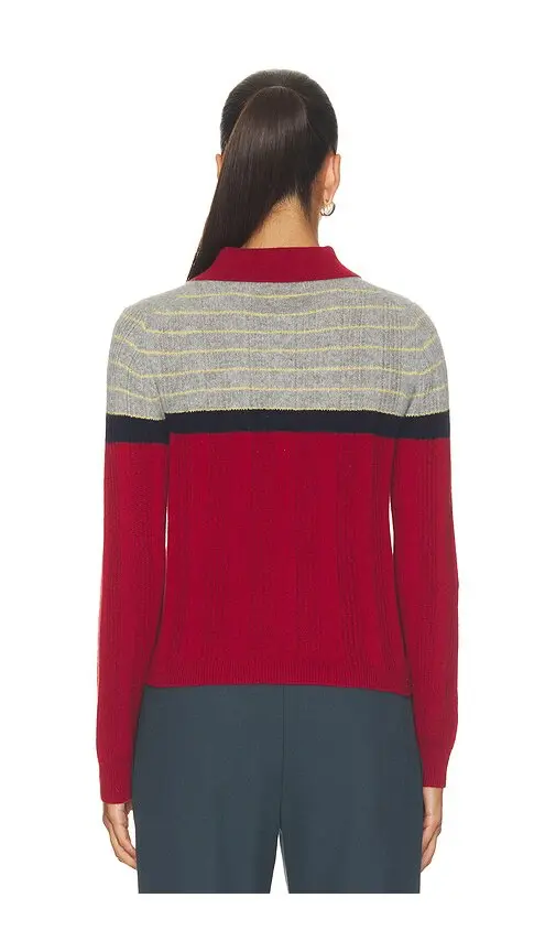Guest In Residence Track Polo Sweater