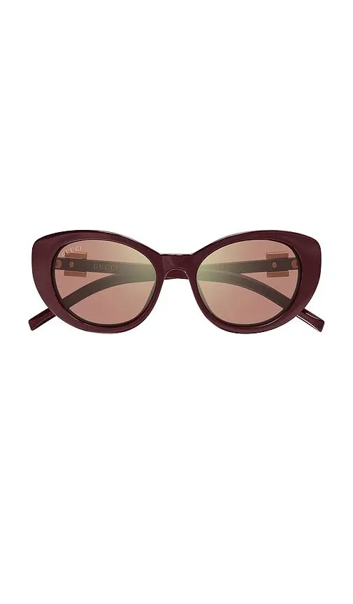 Gucci Cat Eye Sunglasses - Brown