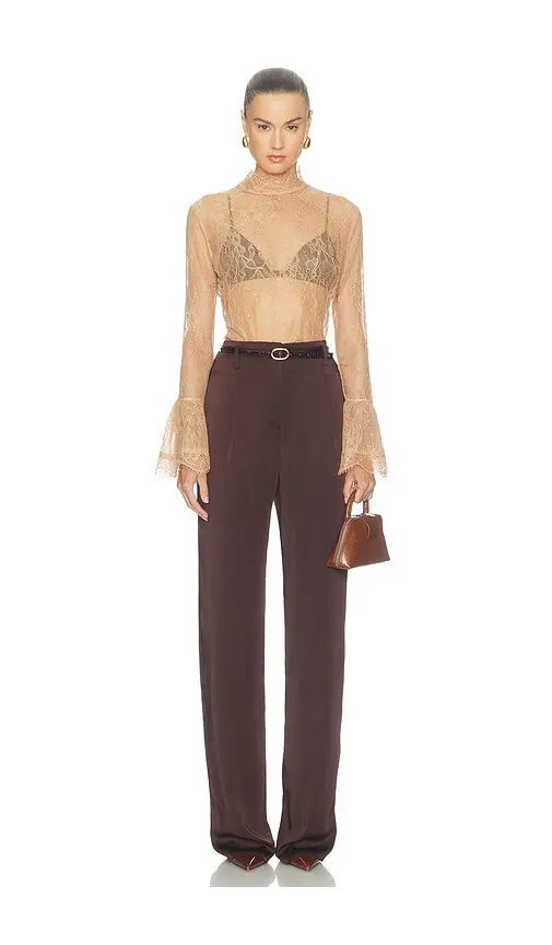 NONCHALANT LABEL Lace Top