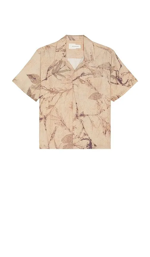 FENG CHEN WANG Printed Plant Dye Shirt In . Also