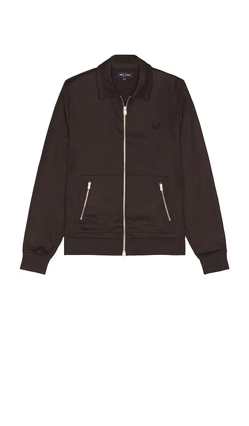 Fred Perry Tennis Net Tape Track Jacket In . Also - Brown