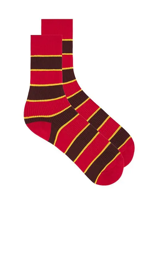 The Great. The Collegiate Sock - Red