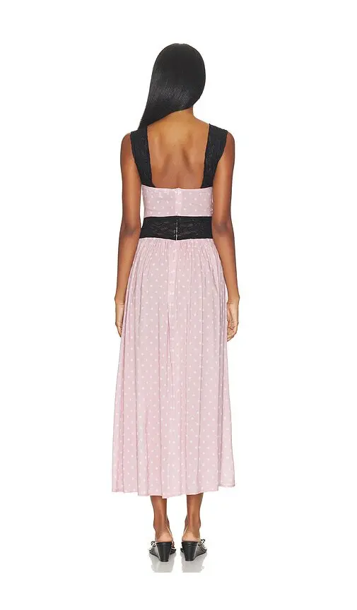 WeWoreWhat Lace Trim Maxi Dress In . Also