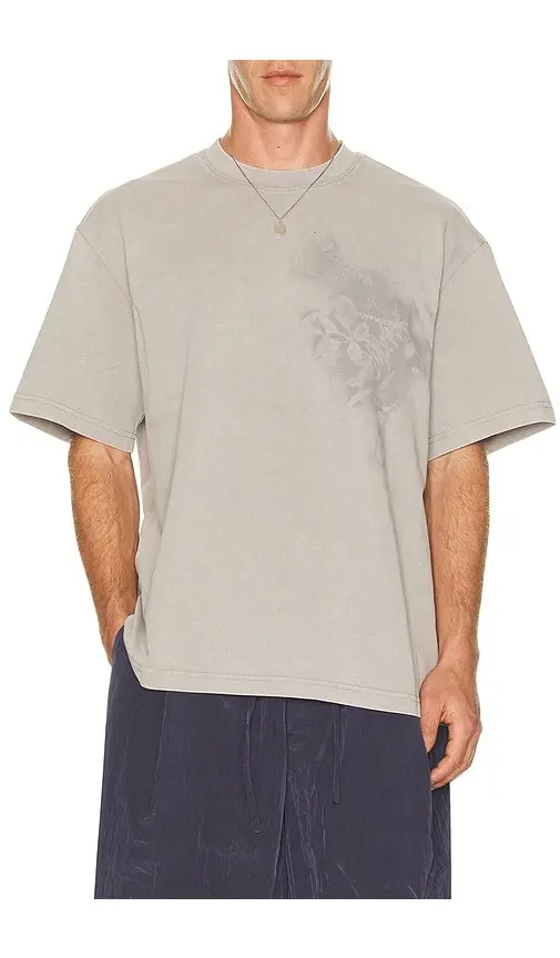FENG CHEN WANG Spray Painted Plant Dye Tee In . Also