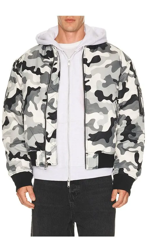 HUF Olympia Camouflage Bomber Jacket