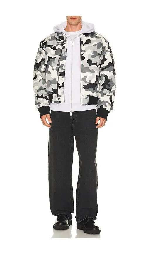 HUF Olympia Camouflage Bomber Jacket