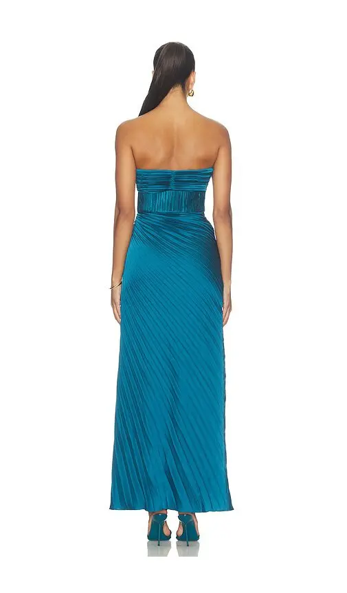 AMUR Joyceann Sweetheart Gown - Blue