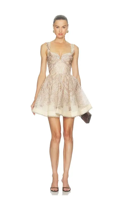 Zimmermann Ascent Drape Mini Dress In . Also