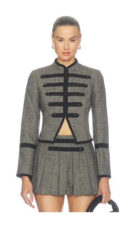 Amanda Uprichard Fiona Jacket In . Also