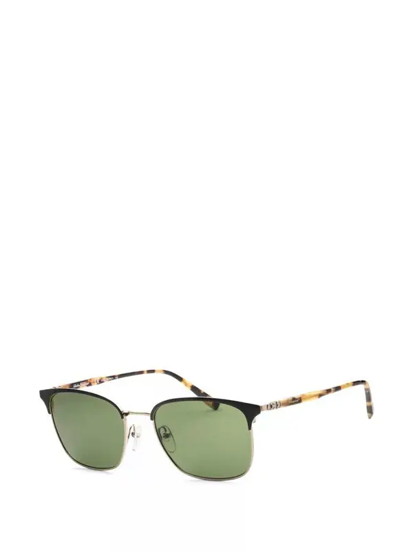 FERRAGAMO Rectangle Frame Gancini Sunglasses - Black
