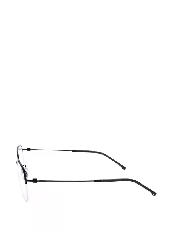 BOSS Geometric Frame Eyeglasses