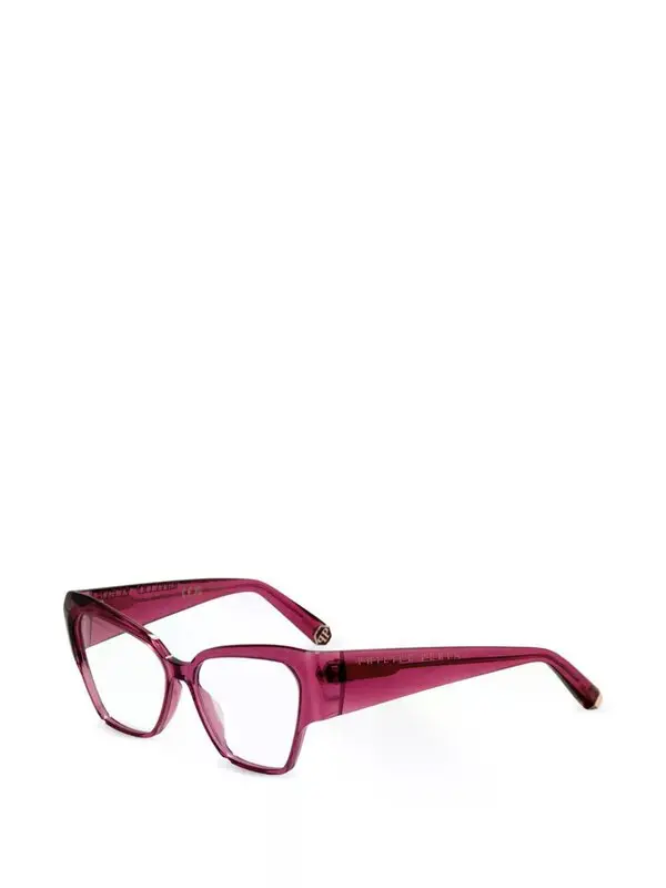 Philipp Plein Geometric Frame Eyeglasses