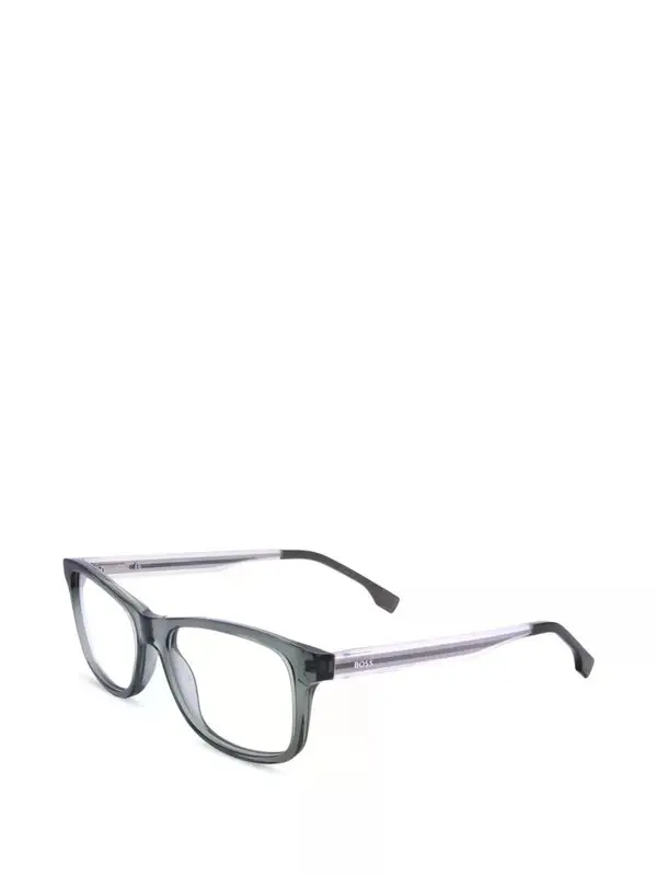 BOSS Rectangle Frame Eyeglasses - Grey