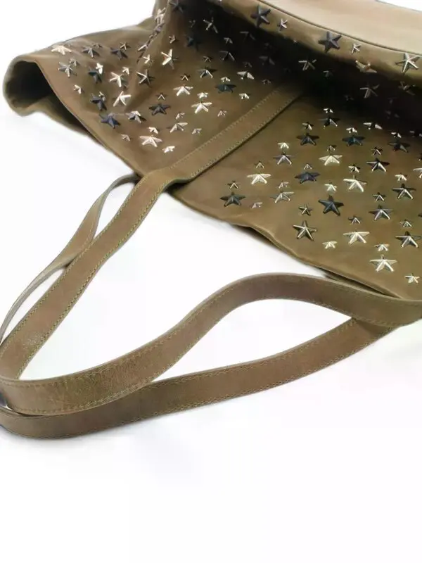 JIMMY CHOO 2000s Large Sofia Star-stud Tote Bag