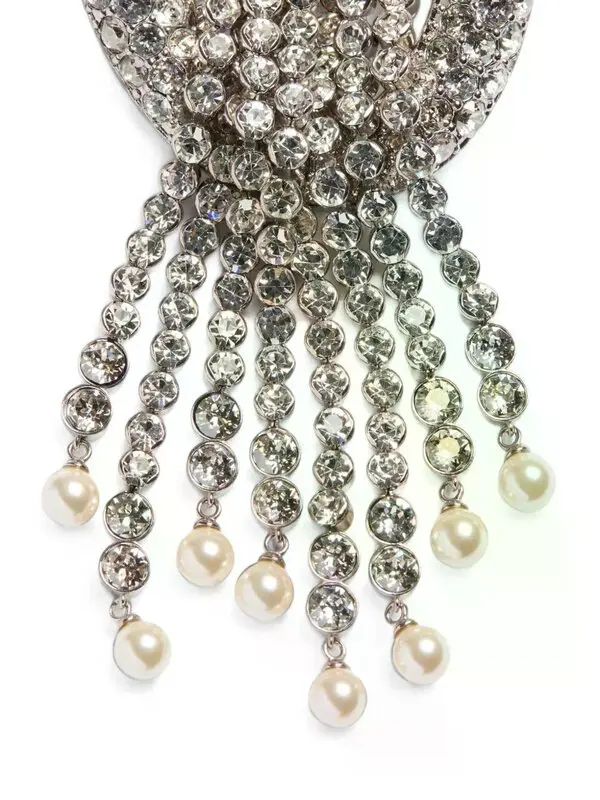 Valentino Garavani Kabarett Crystal-embellished Tassel Earrings