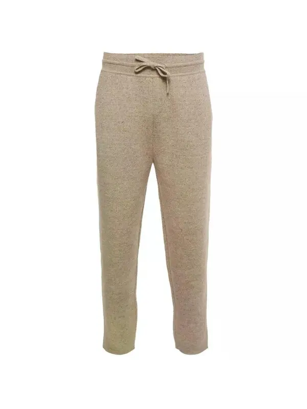 Loro Piana Feriolo Knitted Track Pants - Neutrals