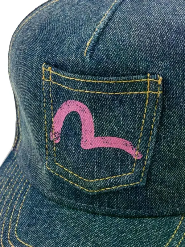 EVISU Seagull Print Trucker Cap