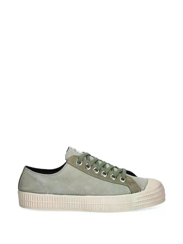 Novesta Suede Panelled Sneakers - Green