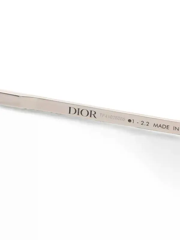 Dior 2010s Cd Diamond Pilot Sunglasses