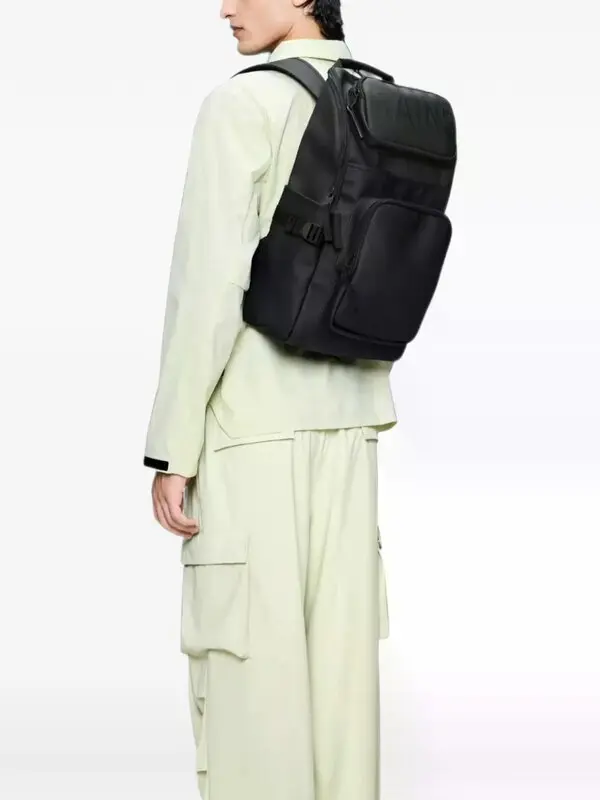 Rains Cargo Adjustable-strap Backpack - Black