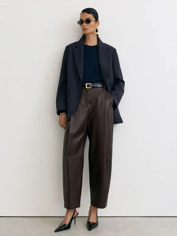 REISS Stretch-twill Relaxed Single-breasted Blazer