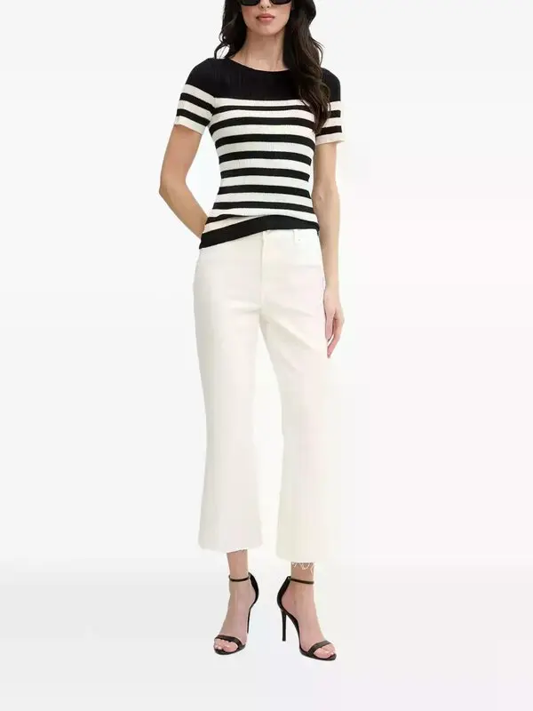 MORGAN Raw-cut Flared Jeans
