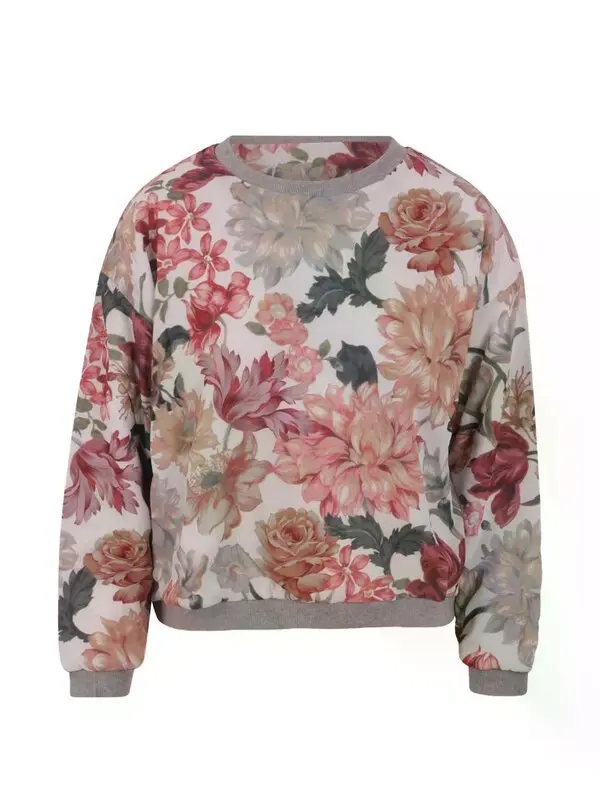 NOUMENO CONCEPT Floral-print Sweatshirt