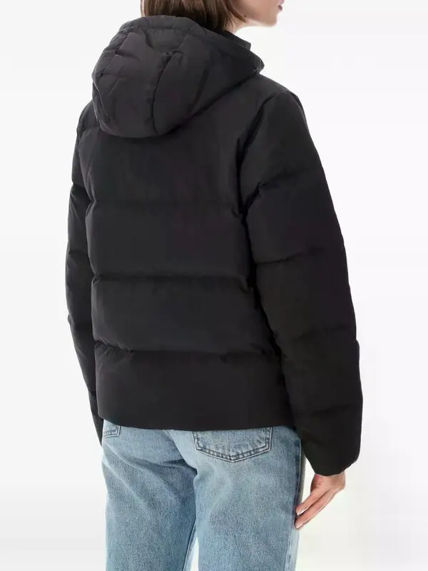 Patagonia Quilted Hooded Jacket - Black